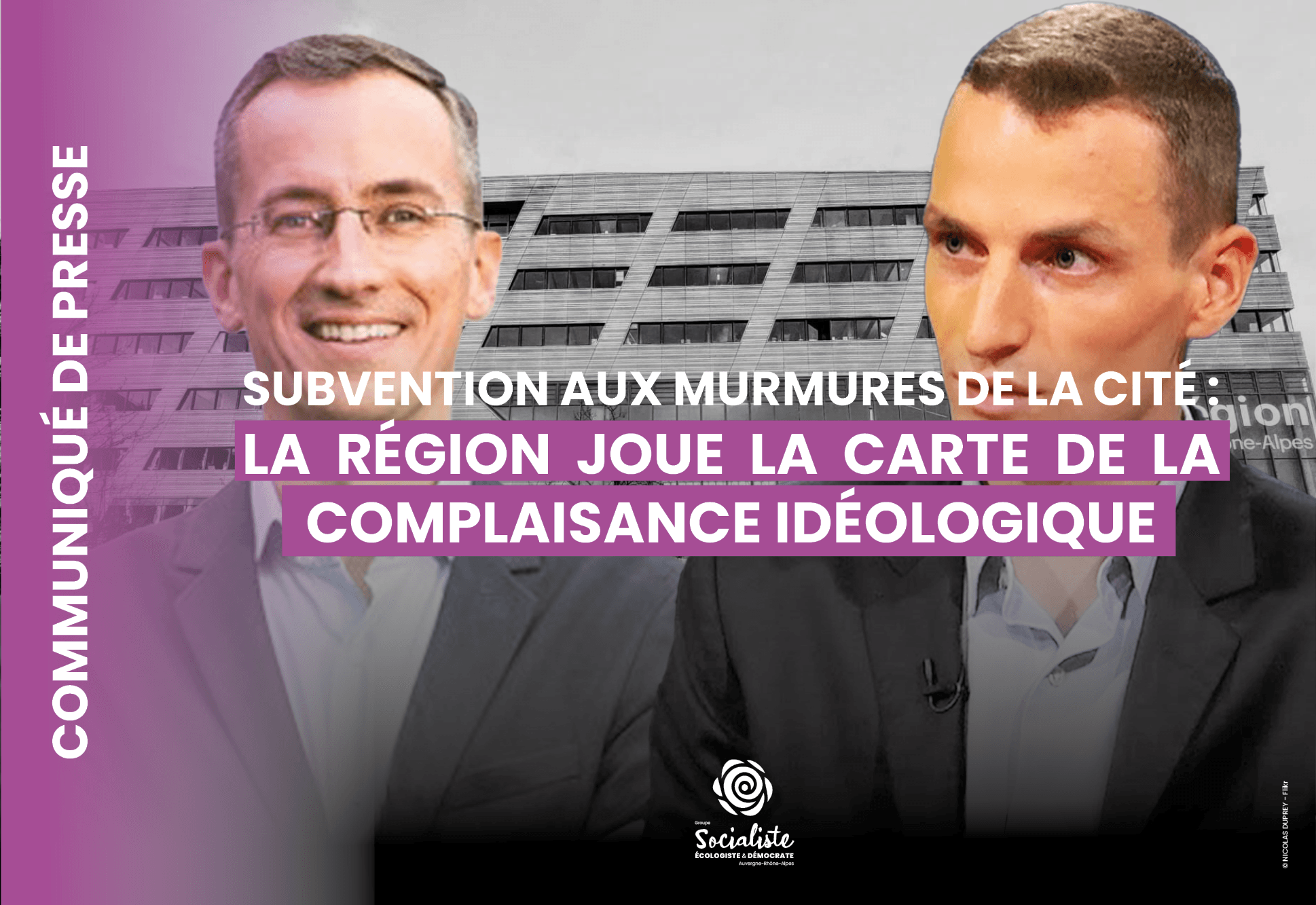 Murmures de la Cité - La Région joue la carte de la complaisance